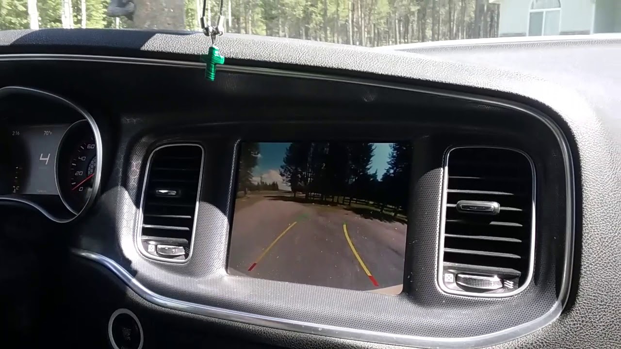 Day 3: Dodge Challenger's backup camera - YouTube