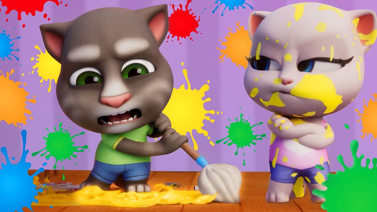 Talking Tom ⭐ Talking Tom EM VIVO ⭐ Desenhos Animados Engraçados Para ...