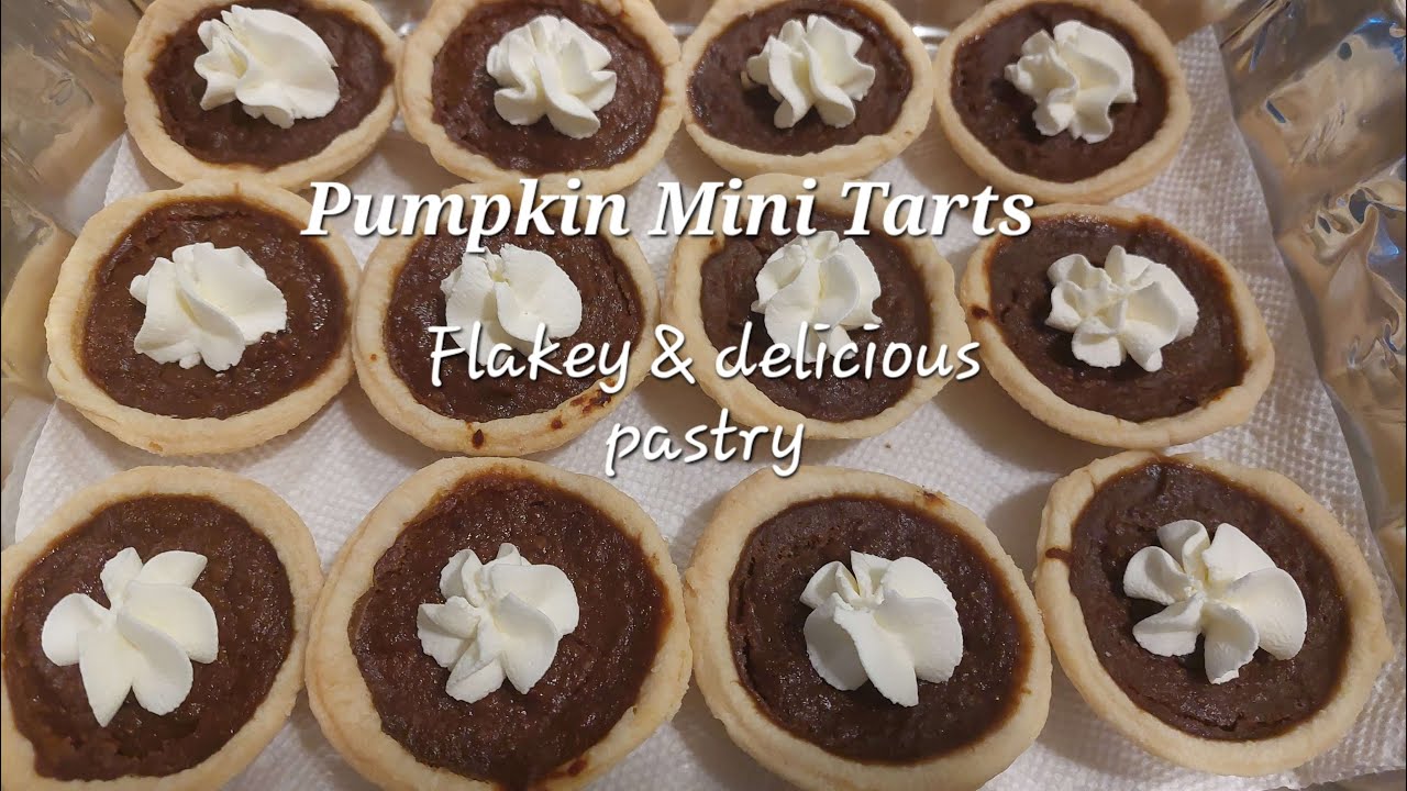 Pumpkin Mini Tarts - A must-have fall dessert recipe! - YouTube