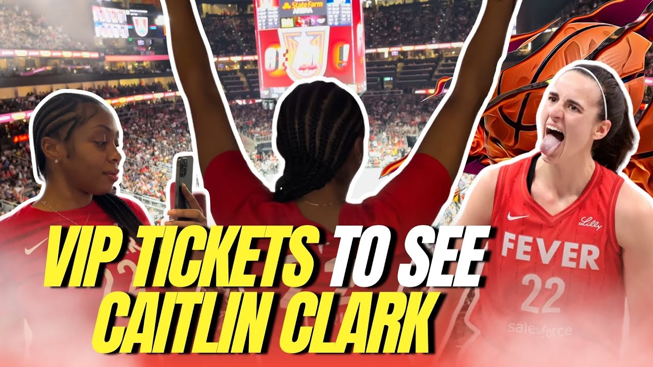 Courtside Thrills! VIP Tickets to See Caitlin Clark 🏀 - YouTube