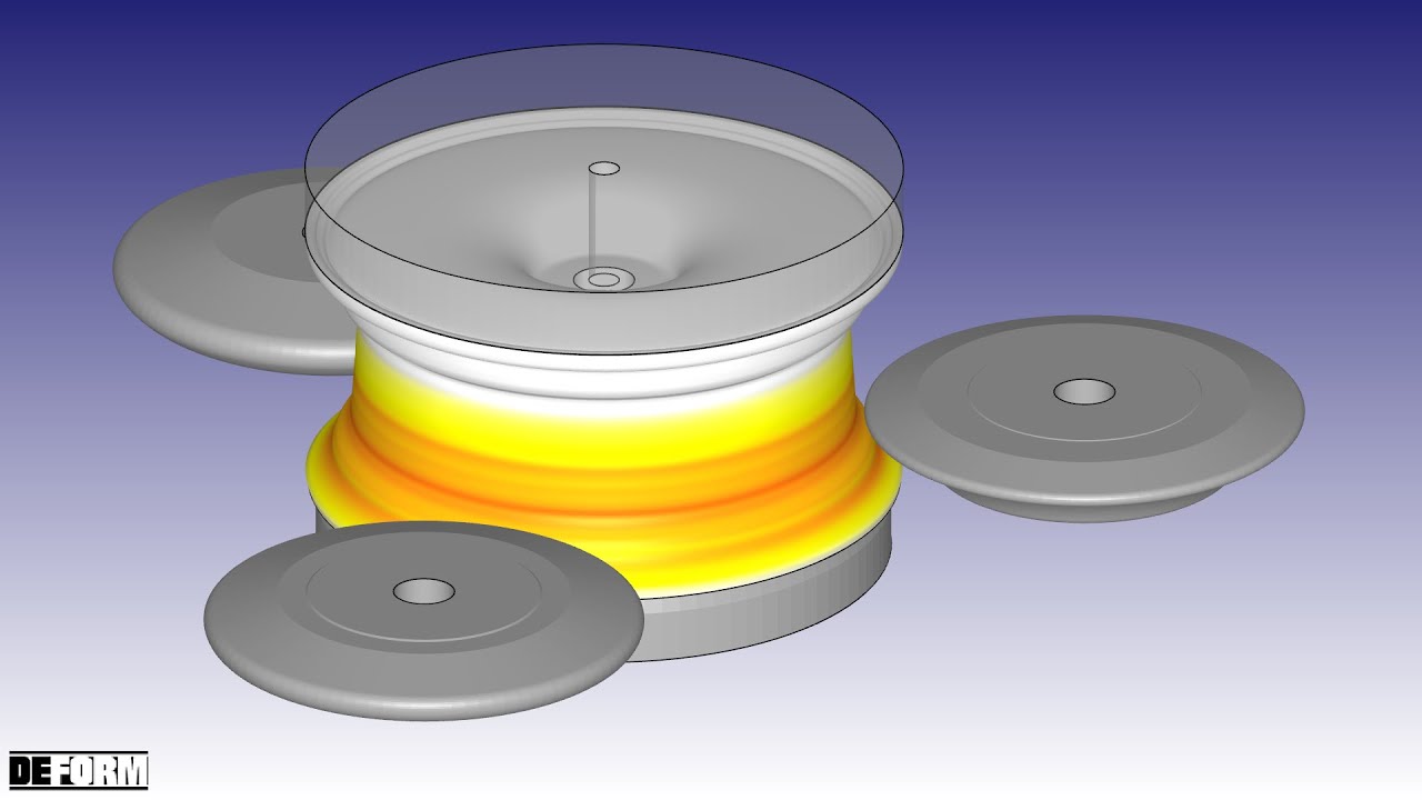 Aluminum Wheel Spinning Simulation - YouTube