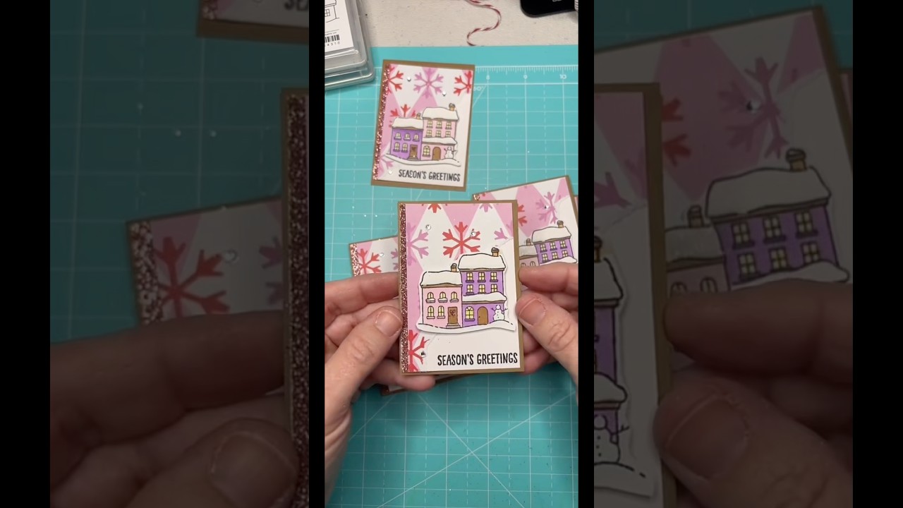 Christmas DIY Handmade Cards ATCs #papercrafting #craftychristmas # ...