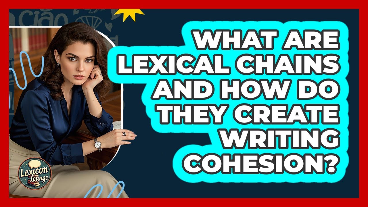 What Are Lexical Chains And How Do They Create Writing Cohesion? - Lexicon Lounge - YouTube