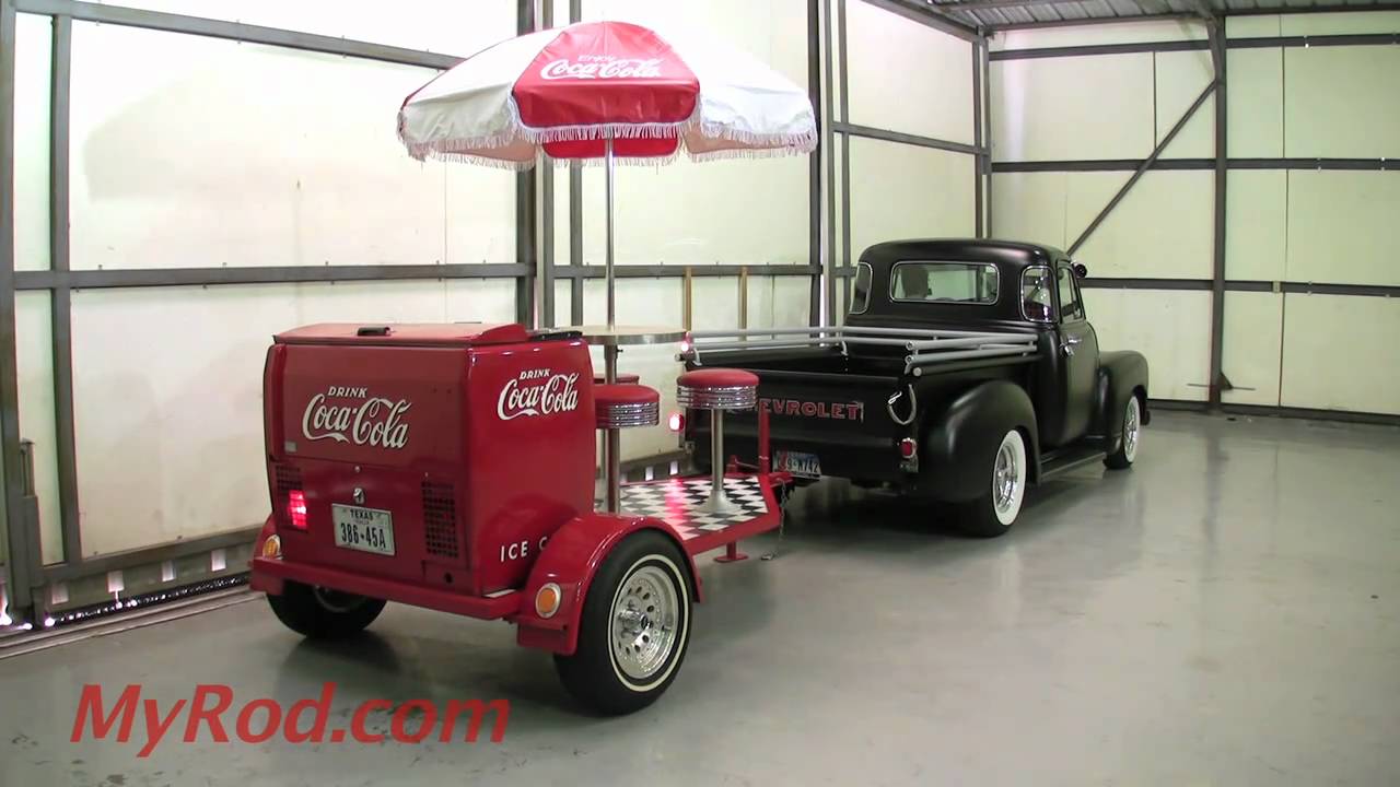 1952 FAT fender Chevy hot rod pickup (video 1) - MyRod.com - YouTube