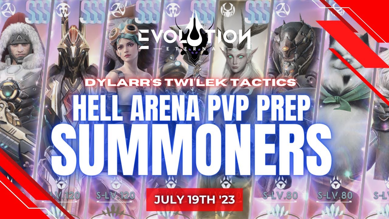 Hell Arena PVP Prep | SUMMONERS | Eternal Evolution - YouTube