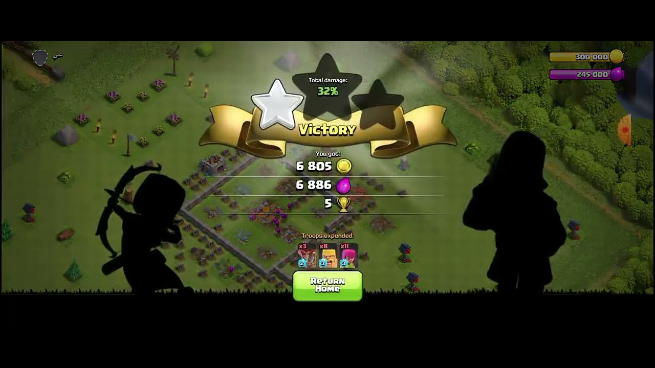 The Clash Of Clans Win Three Stars Part 44 - YouTube