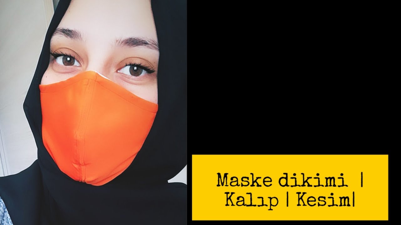 EVDE MASKE DİKİMİ | ÇOK FARKLI KALIP | CORONA | VİRÜS - YouTube