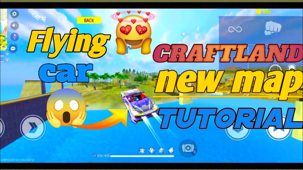 Flying car In Free Fire 😱 How to make craftland flying car #tutorial#freefirelovers #freefire ...