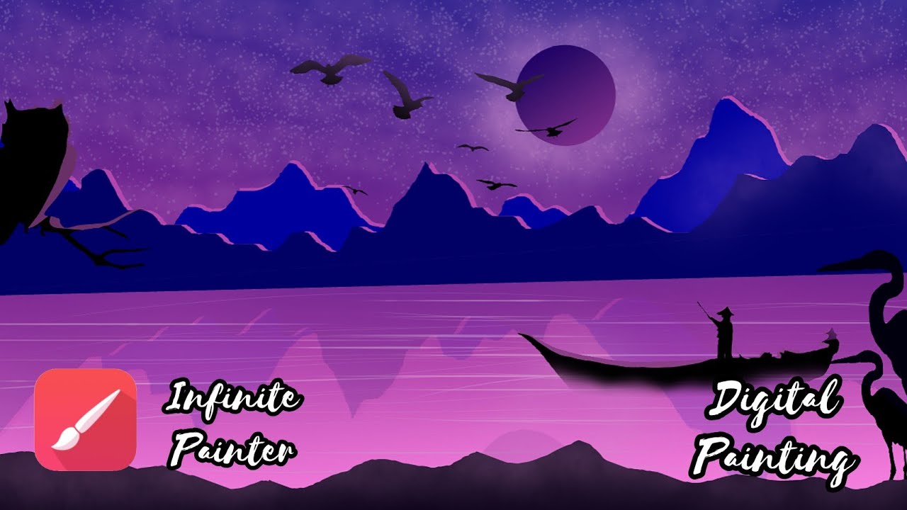 Digital Painting using Infinite Painter //Infinite painter|| MMGD ...
