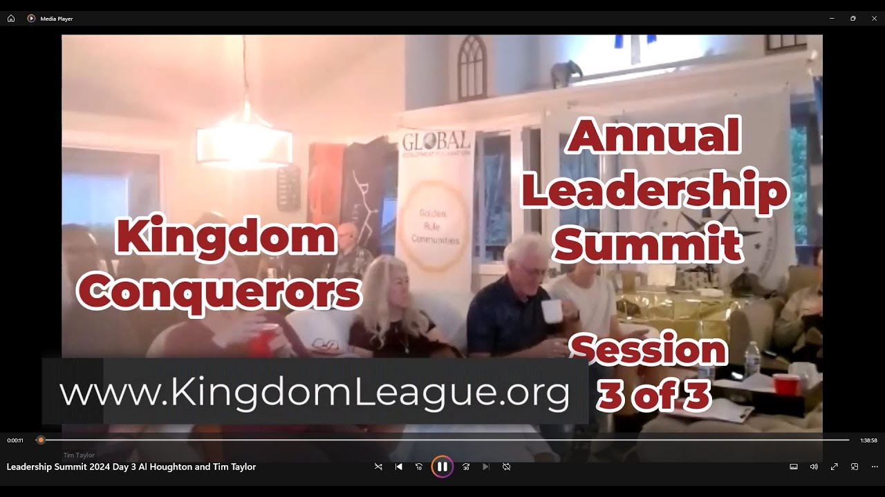 KLI Leadership Summit 2024 Session 3 of 3 - Kingdom Conquerors - YouTube