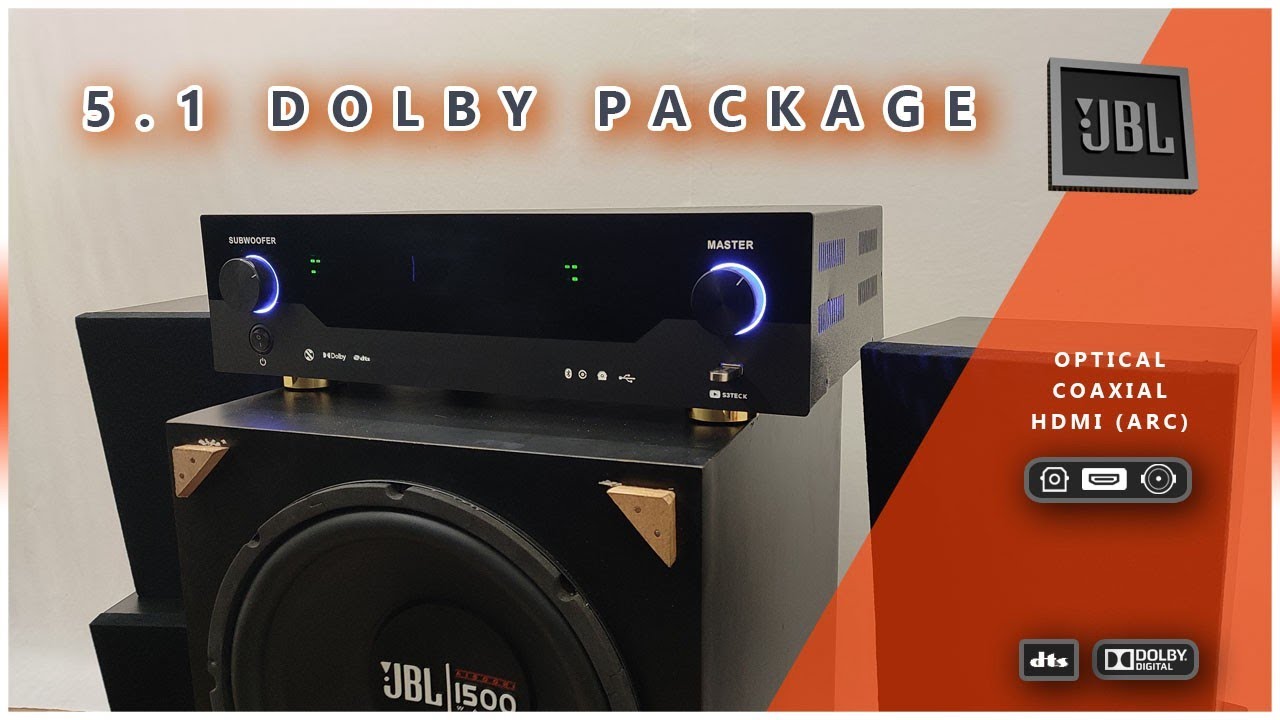 Dolby Amplifier with JBL Subwoofer | Full Package | Best Performance ⭐ ...