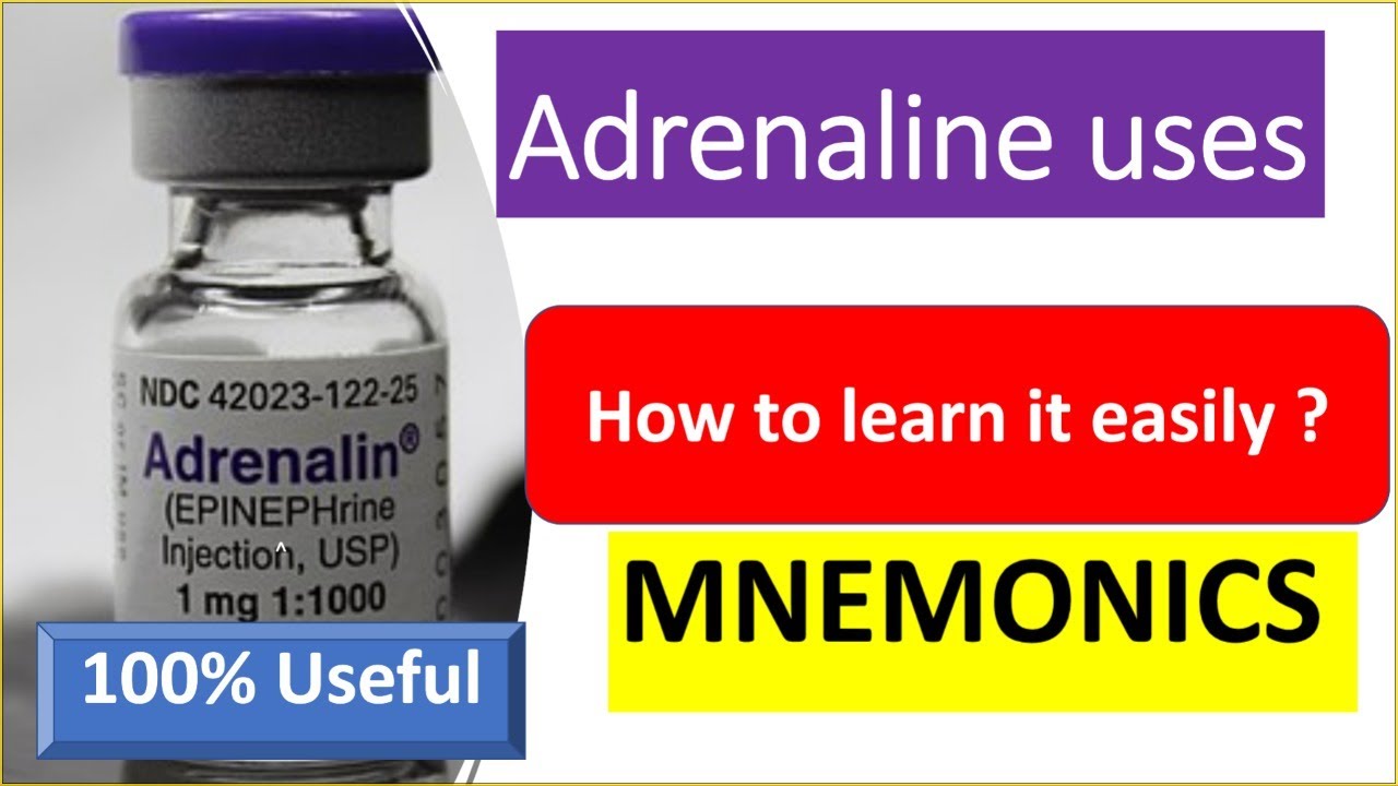 Pharmacology-Adrenaline uses//mnemonics/learn in a easy way//in tamil ...