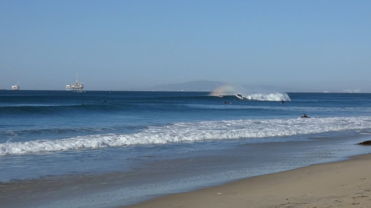Huntington Beach, CA, Surf, 12/17/2017 - Part 5 (4K@30) - YouTube