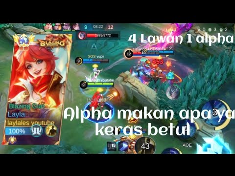 CARA ATASI ALPHA TANK BUILD ONE SHOT ENEMY DELETE | build top 1 global ...