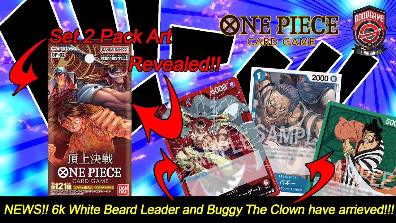 One Piece TCG - News! Card reveals & upcoming online tournaments! - YouTube