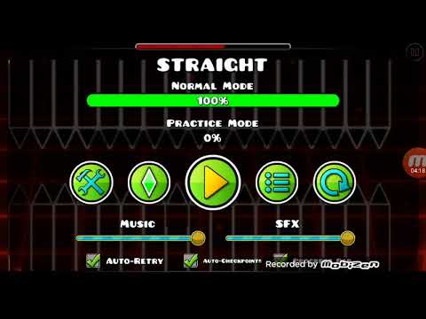 Straight fly in Geometry dash - YouTube