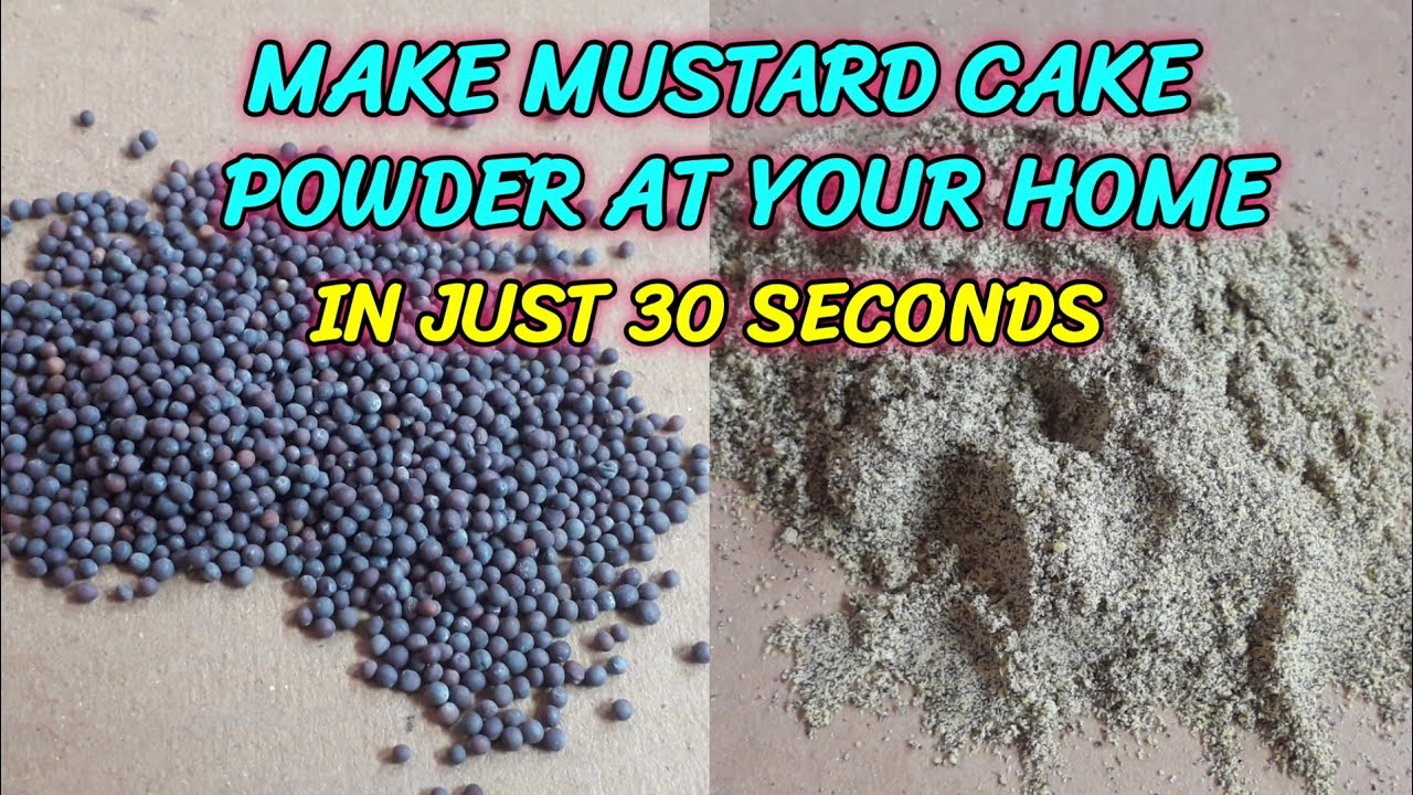 MAKE MUSTARD CAKE POWDER EASILY AT YOUR HOME IN JUST 30SECONDS - YouTube