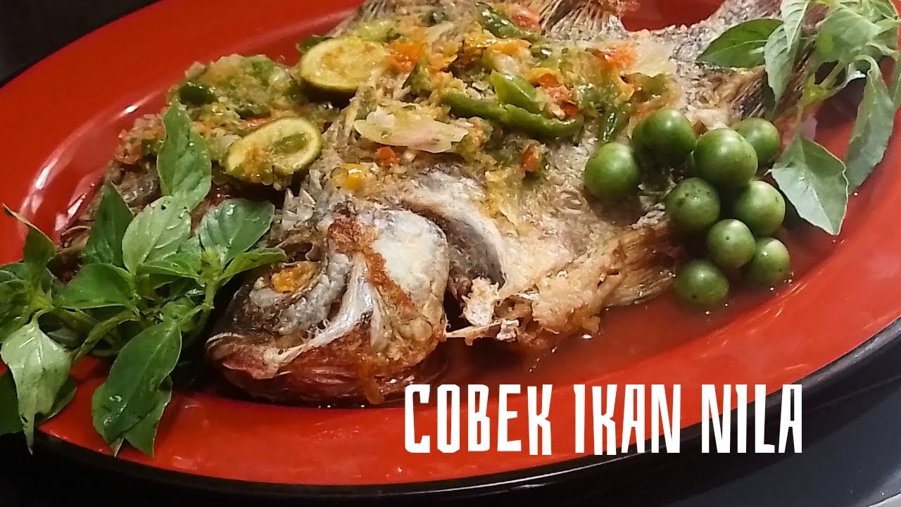 cobek ikan nila khas Sunda || pedes segar bikin ketagihan - YouTube