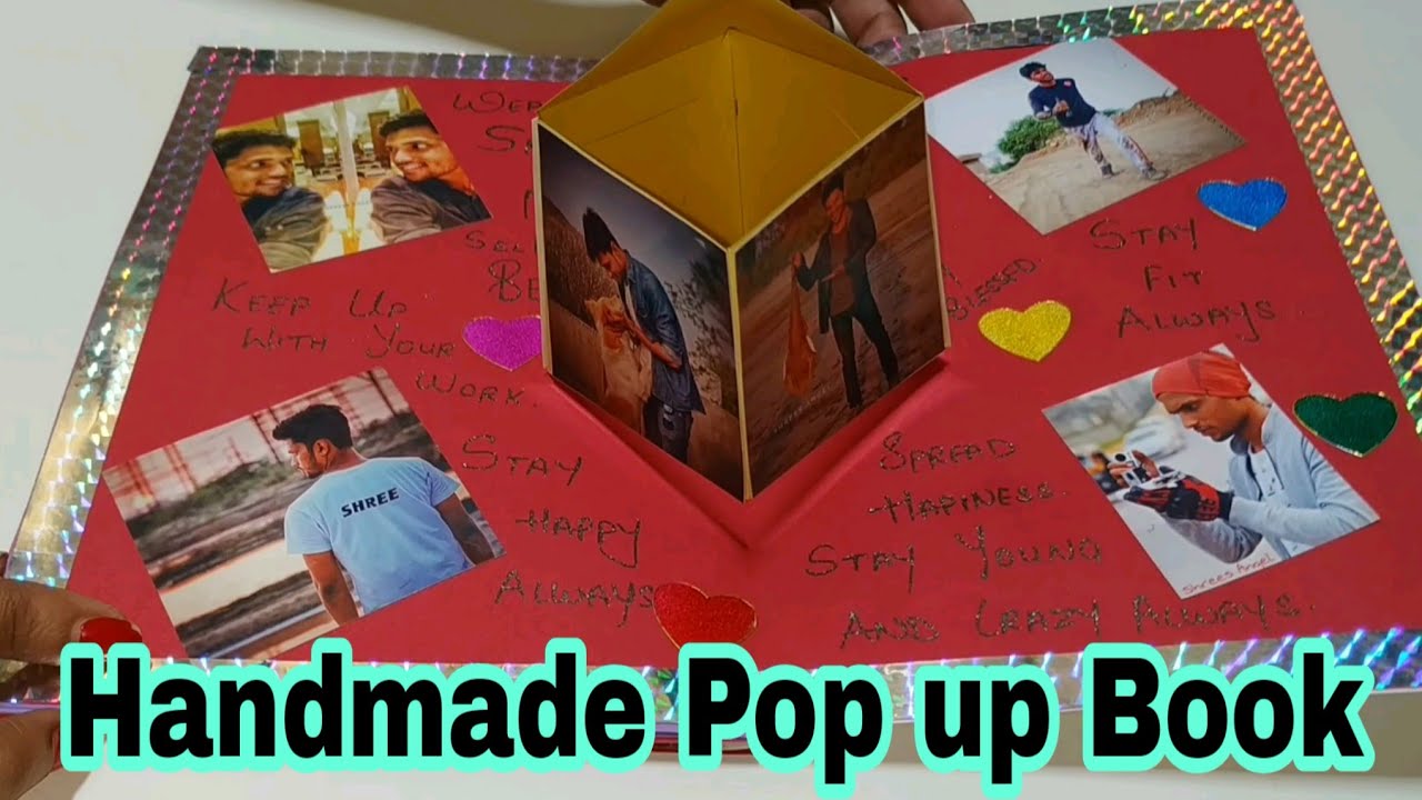 How to make an easy handmade Popup Book | Pop Up Cards | @ShreesAngel ...