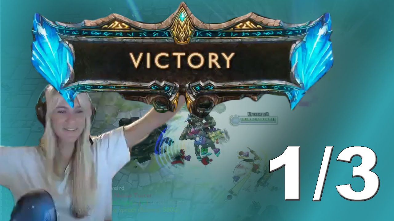 LoL Victory: First ranked match ever D5. - 1 / 3 - YouTube