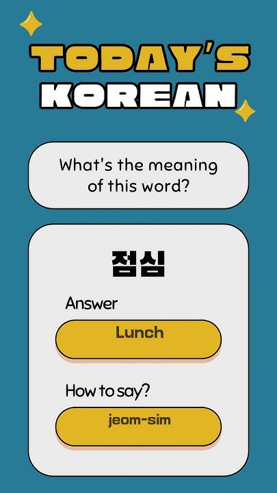 Today's Korean 7 #1minutekorean #basickorean #koreanforbeginners # ...