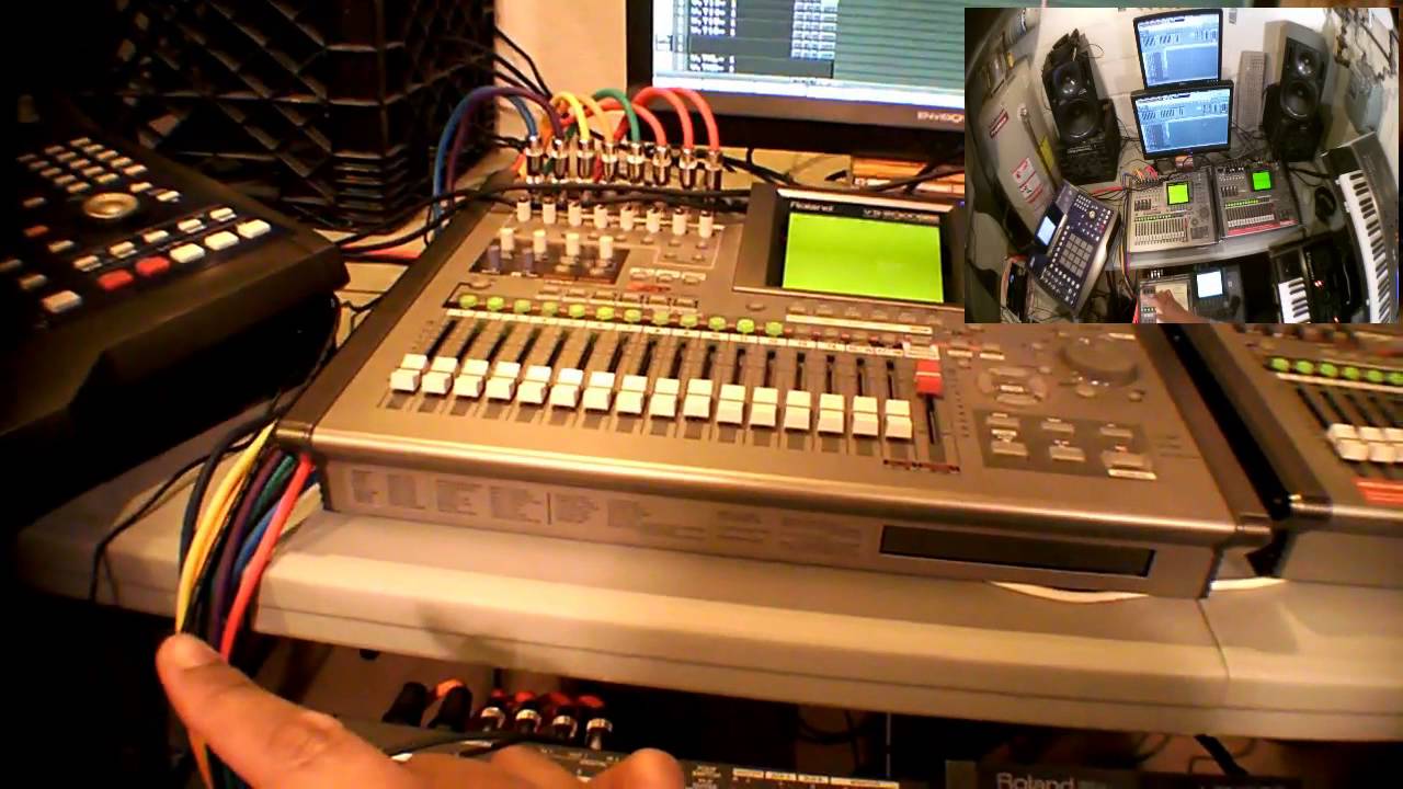 Midi: Roland VS2000, VS1880, & Akai MPC 4000 part2 - YouTube