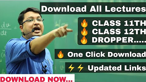 NV SIR - FULL LECTURES (Class 11 & 12) - YouTube