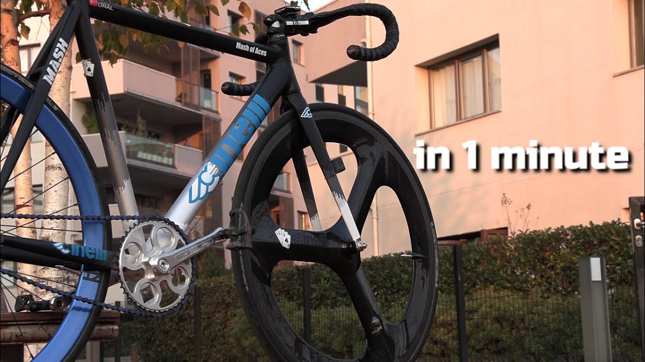 Cinelli Mash - Bike Messenger's Fave Fixed Gear Track Bike Build - YouTube