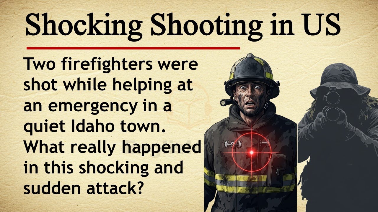 Shocking Shooting in the US, Idaho || 🇺🇸📰 Learn English Through Story ...