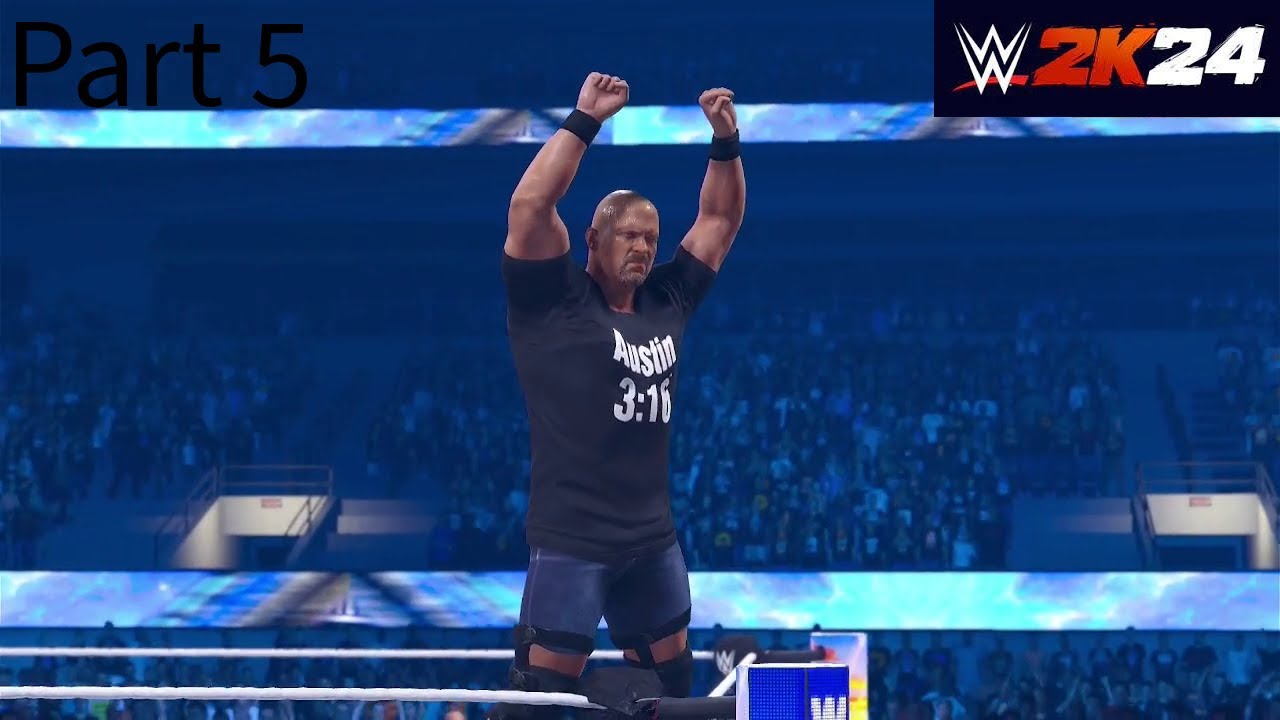 WWE 2k24 Showcase Mode Part 5 - Stone Cold Steve Austin WrestleMania ...