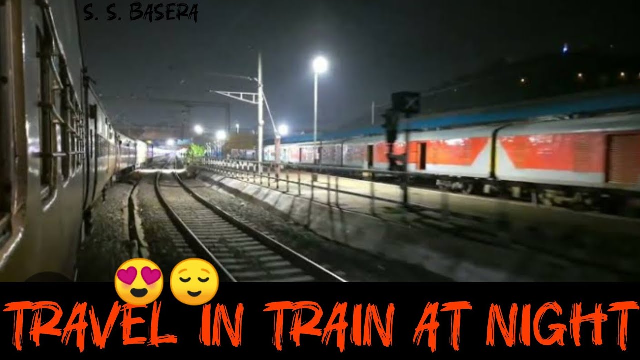 Travel on Indian Railway🛤️relaxing night sound#journey #travel #train ...