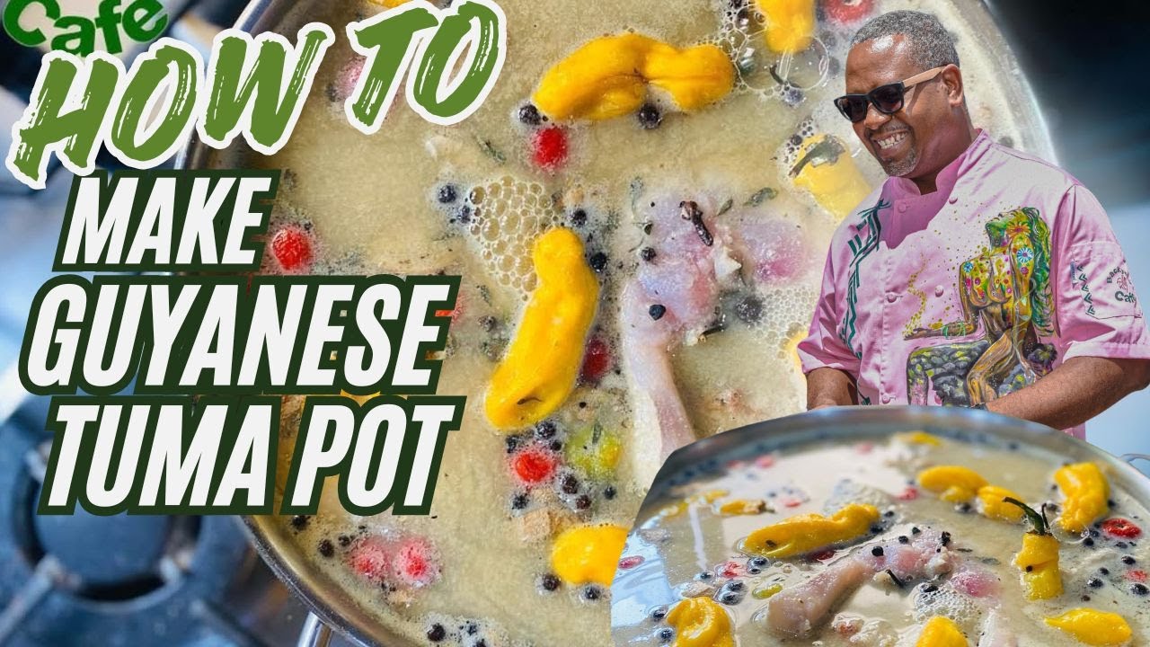 HOW TO MAKE GUYANESE TUMA POT | ORIGINAL PEPPER POT - YouTube