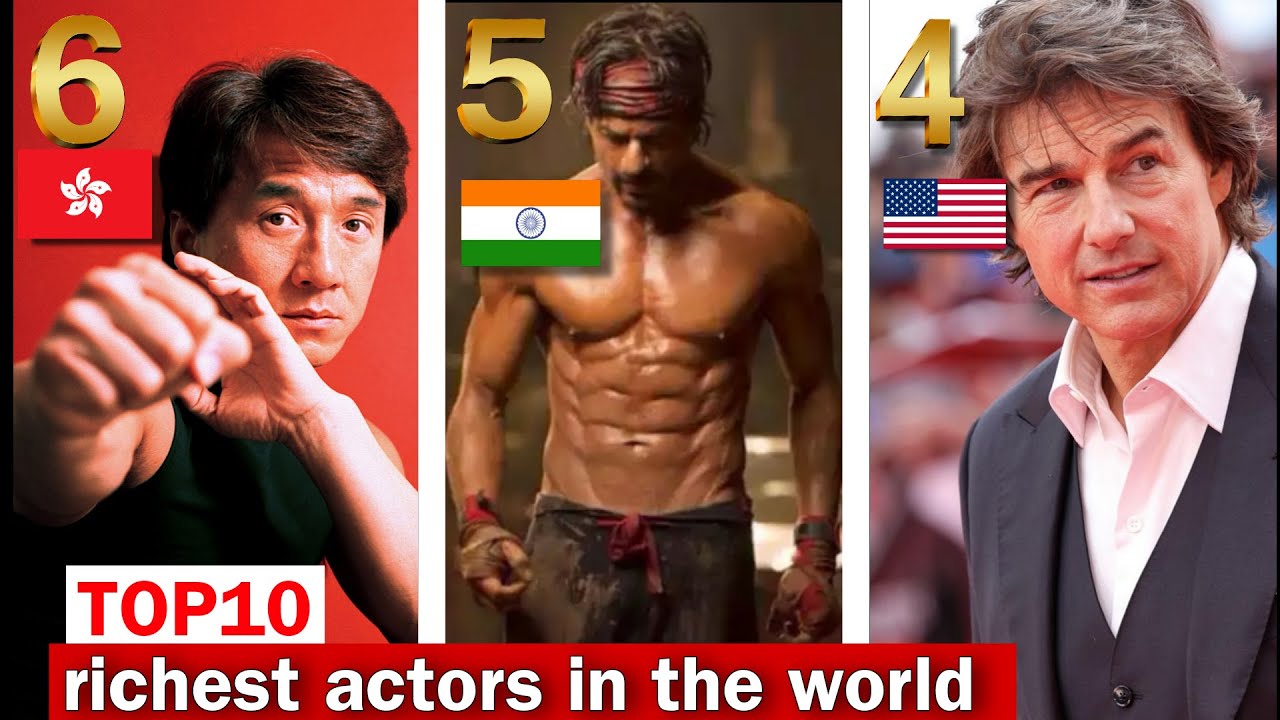 10 richest actors in the world - YouTube