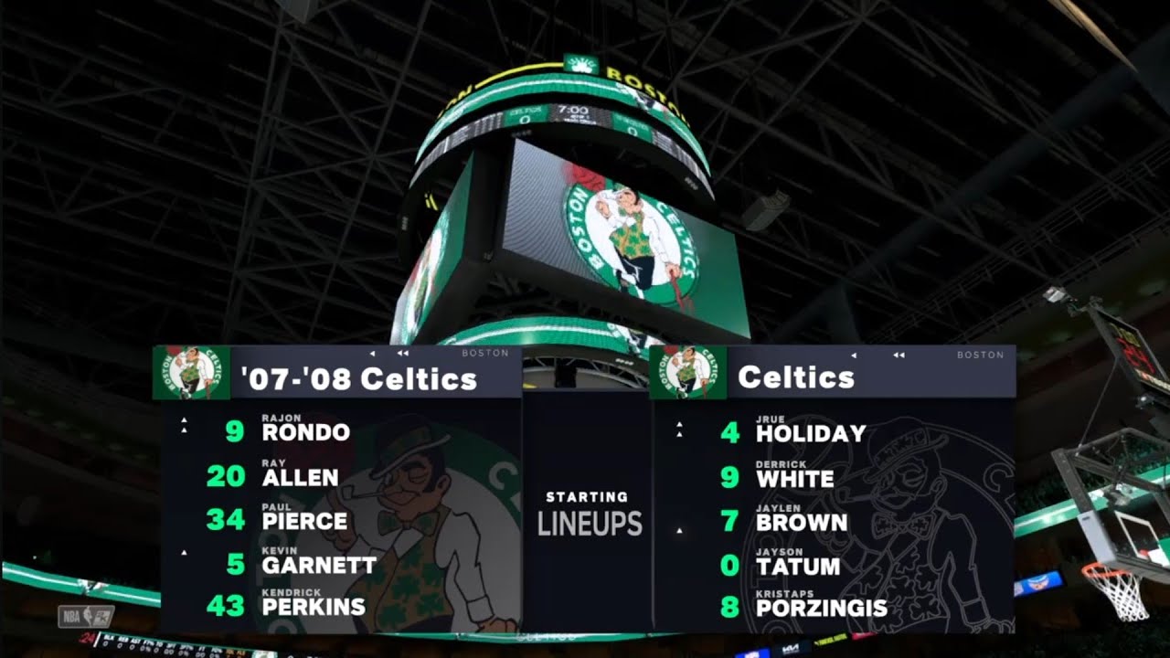 Celtics 07-08 vs Celtics 23-24 #2k - YouTube
