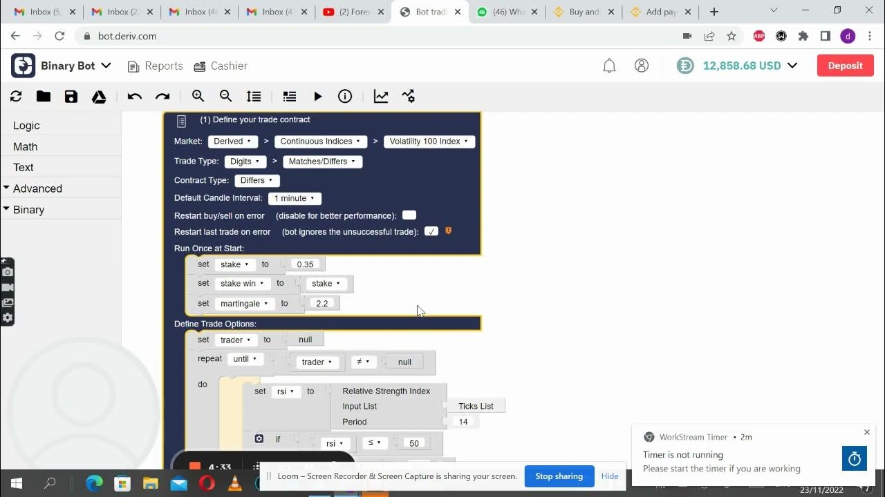 Binary bot Modification on Differs 100% - YouTube