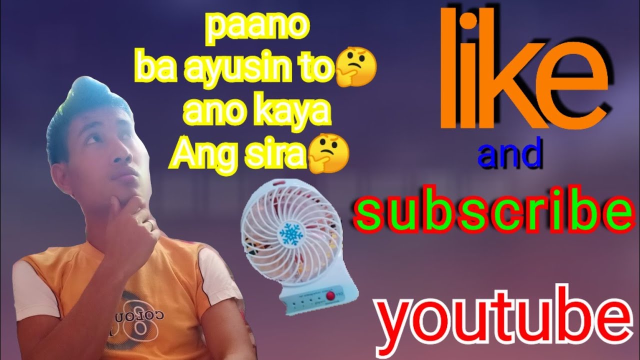 HOW TO REPAIR USB MINI FAN,, PORTABLE MINI FAN REPAIR, - YouTube