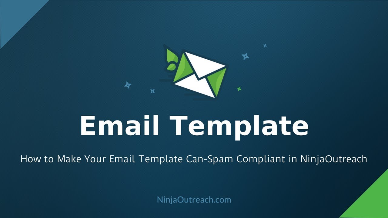 Can-Spam Compliant Email Template - NinjaOutreach - YouTube