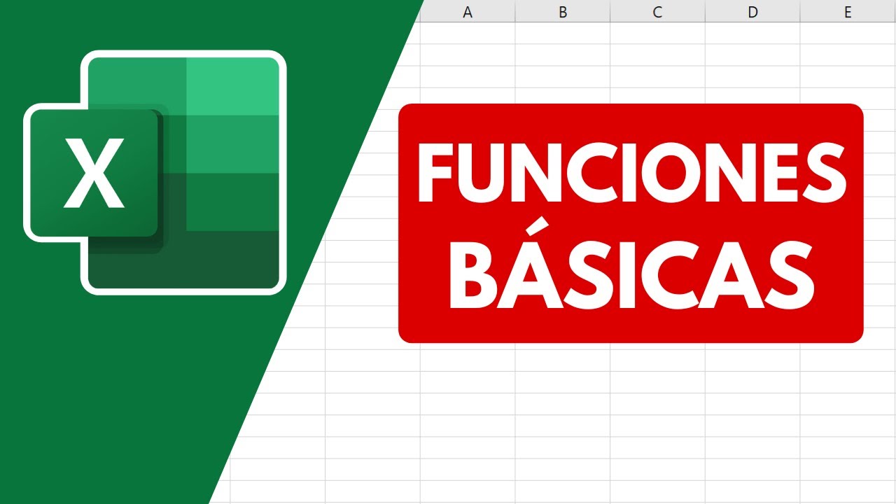 Funciones PRINCIPALES de EXCEL - YouTube