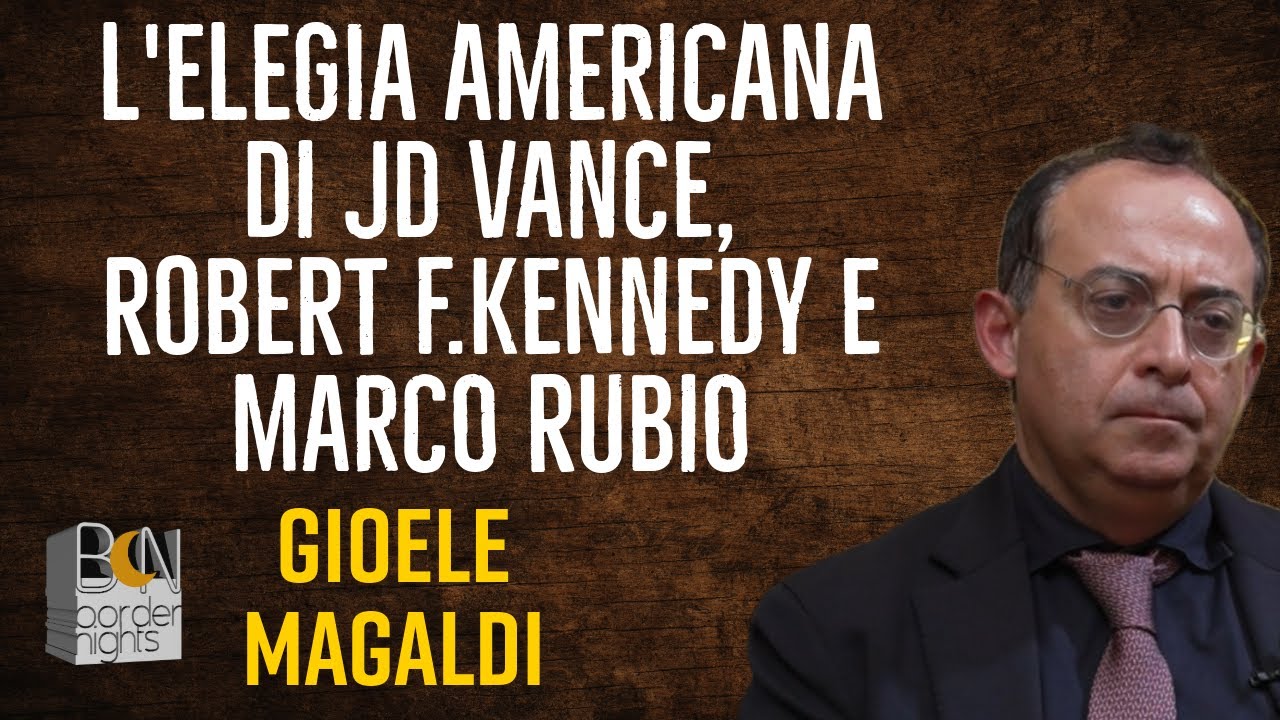 L'ELEGIA AMERICANA DI JD VANCE, ROBERT F.KENNEDY E MARCO RUBIO - GIOELE MAGALDI racc - YouTube
