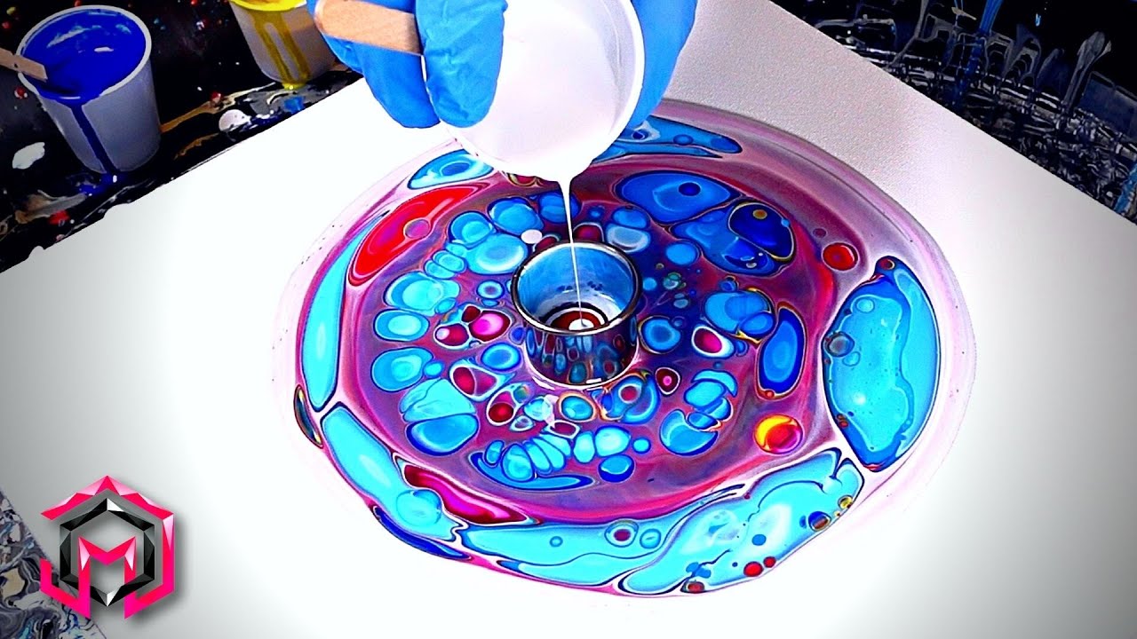 3D Open Cup Acrylic Pouring for Beginners - YouTube