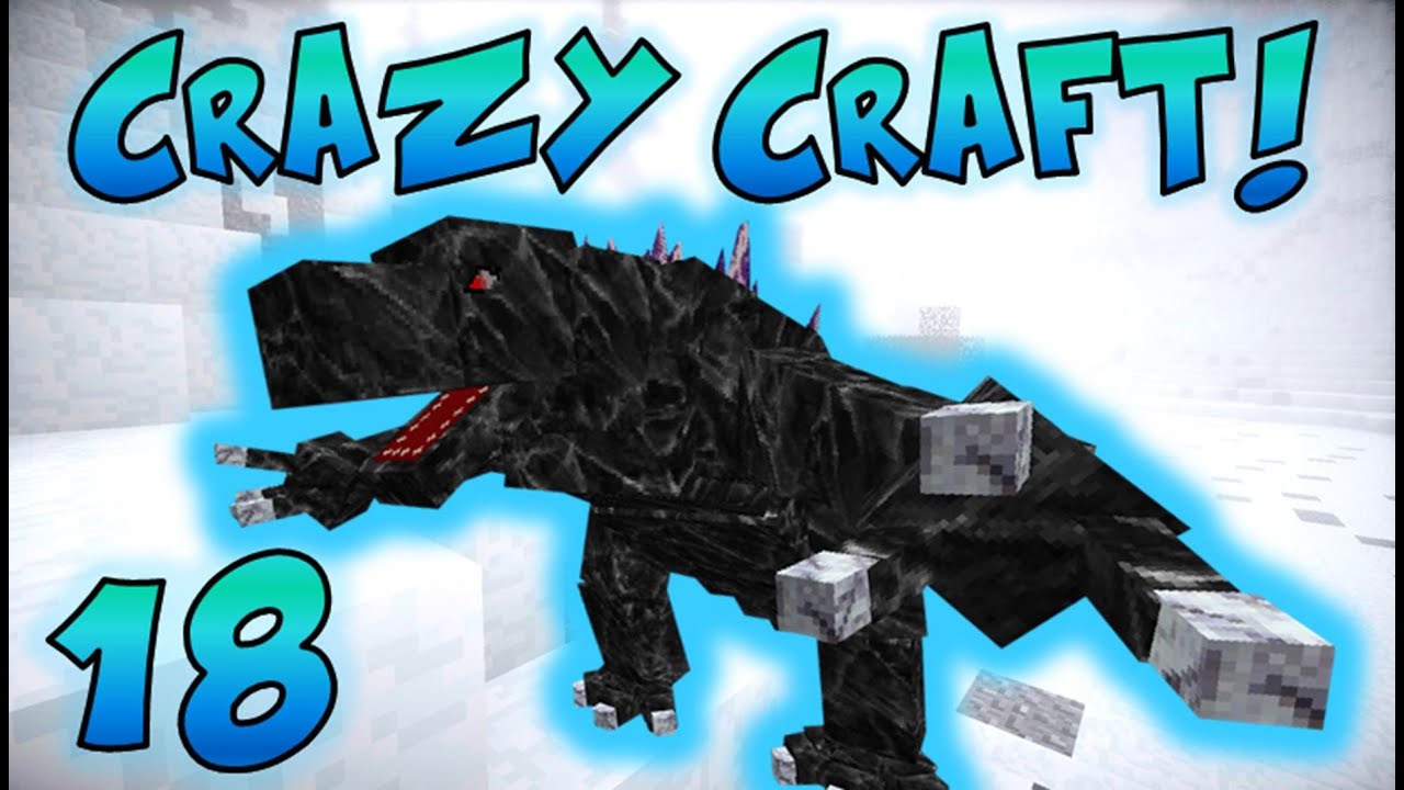 Minecraft: Crazy Craft Ep. 18 - MOBZILLA BOSS BATTLE! - YouTube