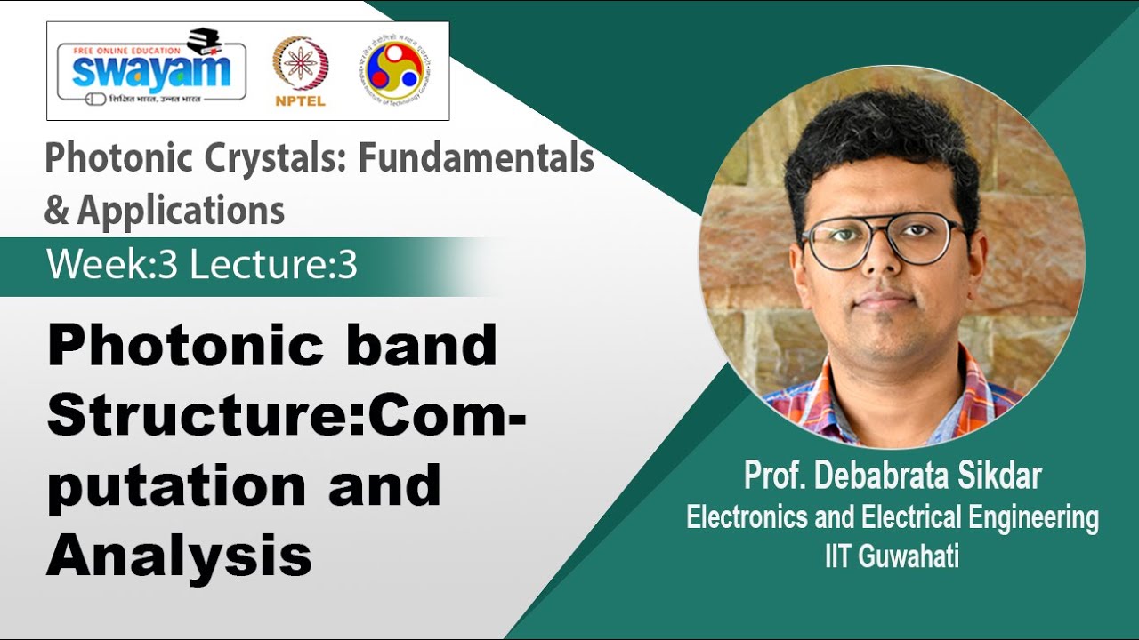 Lec 9: Photonic band Structure: Computation and Analysis - YouTube