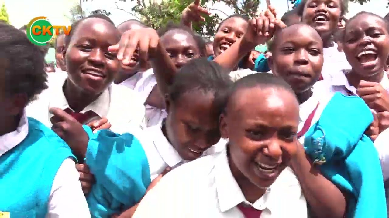 Si Uchawi, Ni Masomo- Mwaani Girls Students chant as they celebrate ...