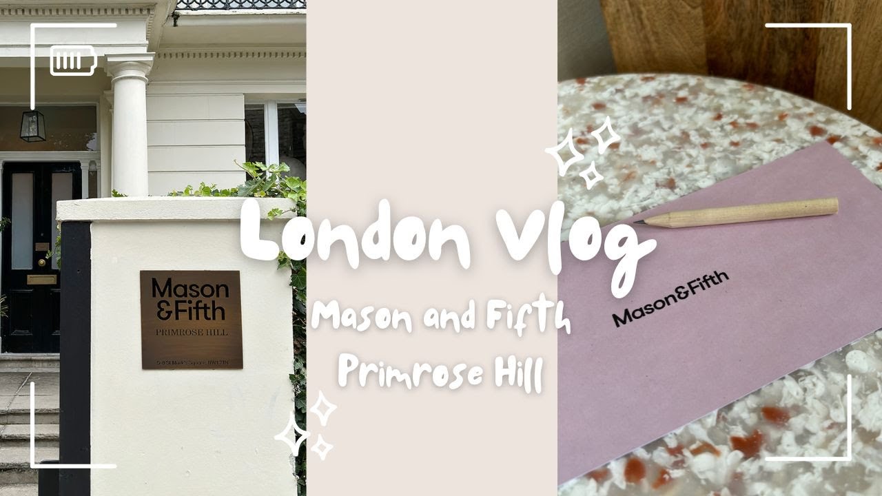 LONDON VLOG | Mason & Fifth Primrose Hill stay (August 2024) - YouTube