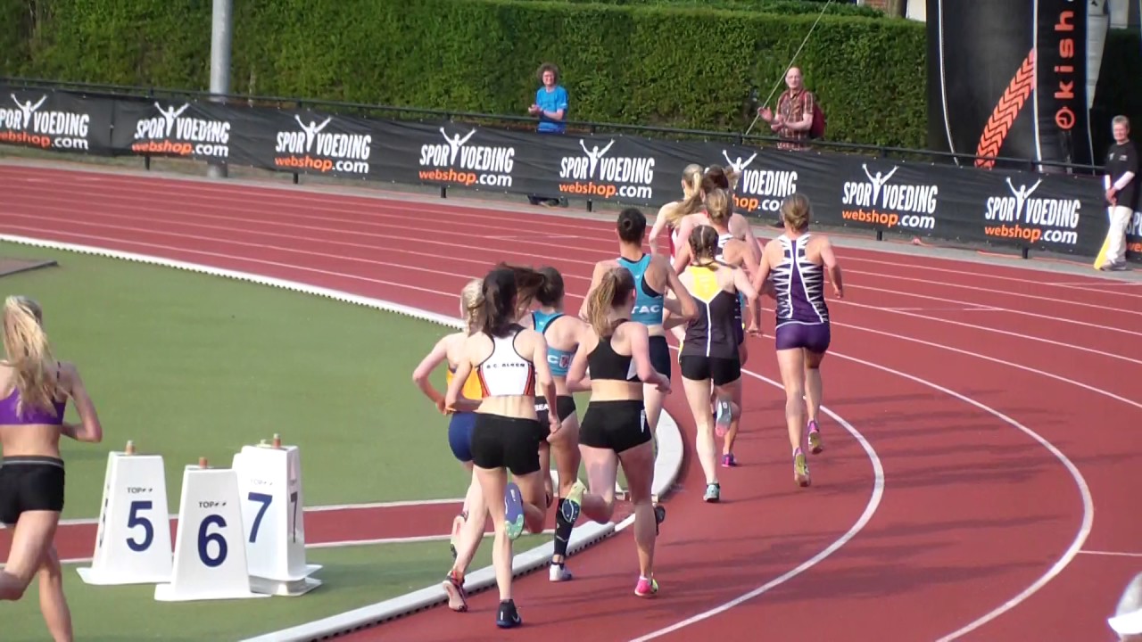 Nijmegen Global Athletics Meeting 2017 - 1500m Lisa Rooms - YouTube