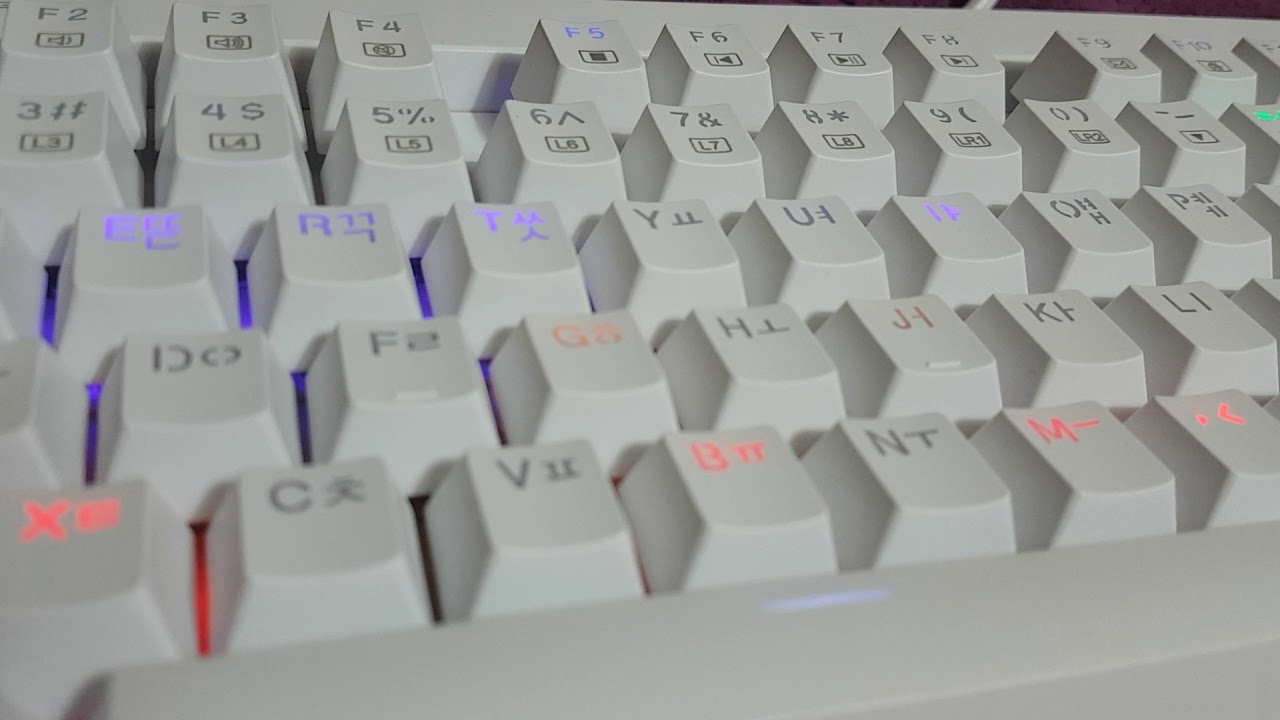 K640 Plus LED 모드 - YouTube