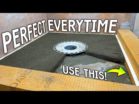 How To Build And Tile A Shower Floor