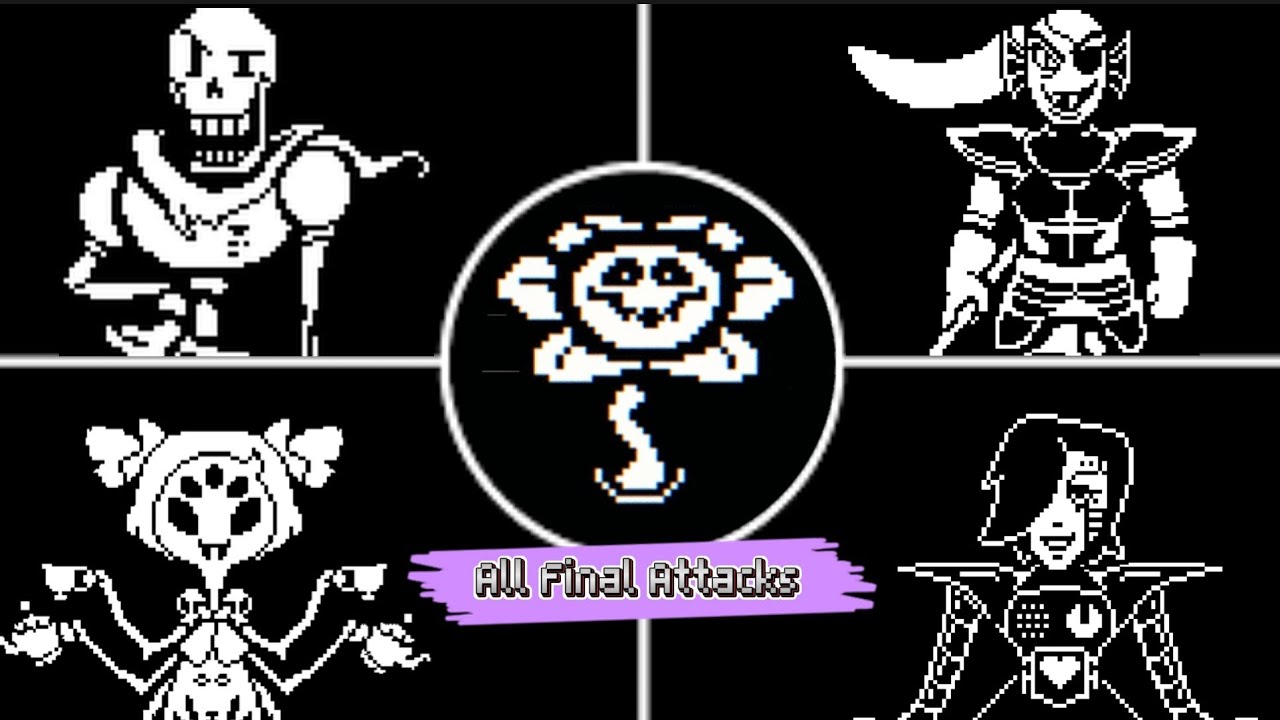 Undertale all boss final attacks (Not my gameplay!!) - YouTube