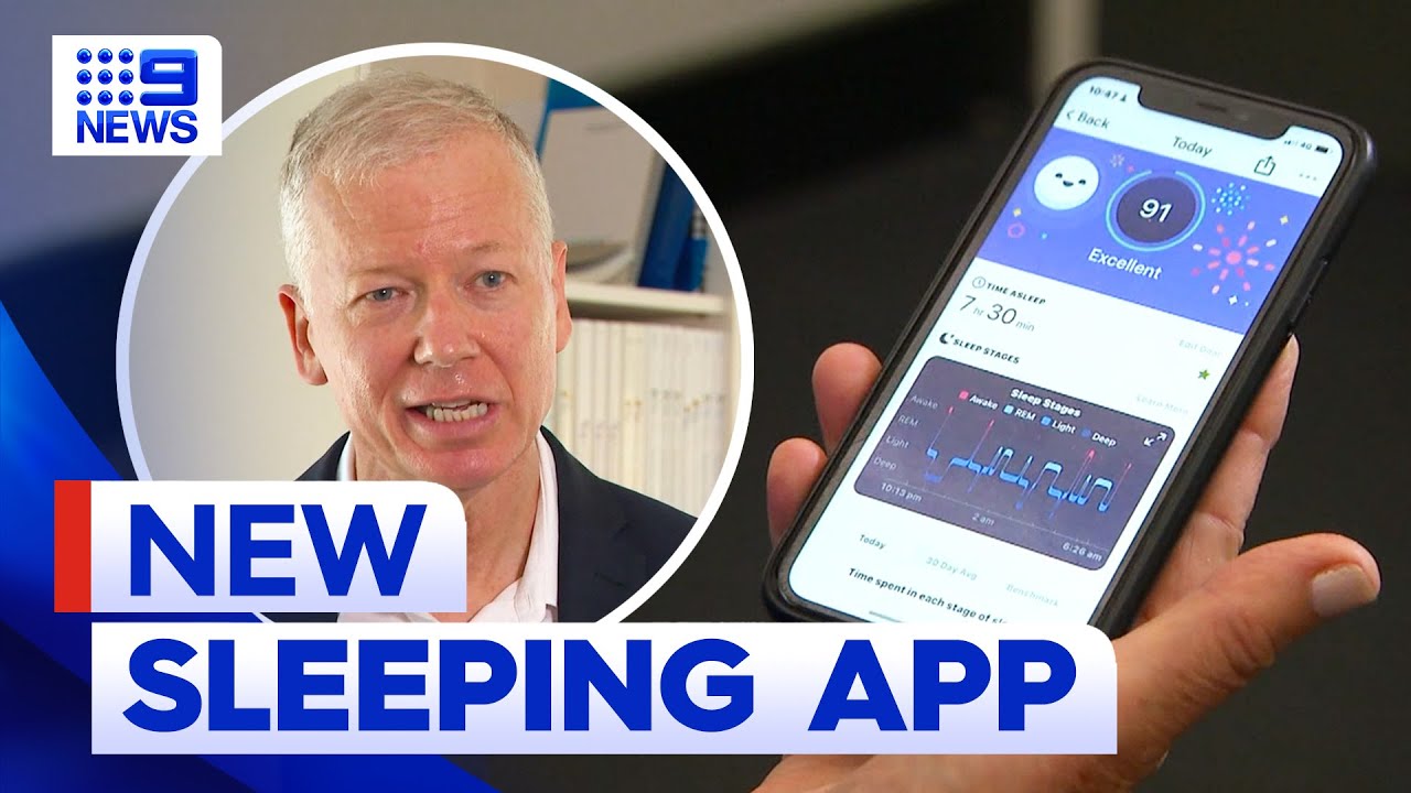 New sleep app being tested on people with insomnia | 9 News Australia ...