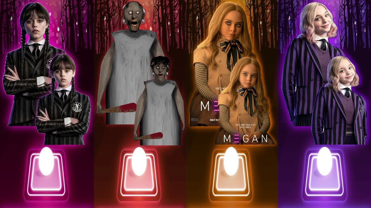 Wednesday Dance Song | Granny House | Megan Doll Dance | Enid Sinclair ...